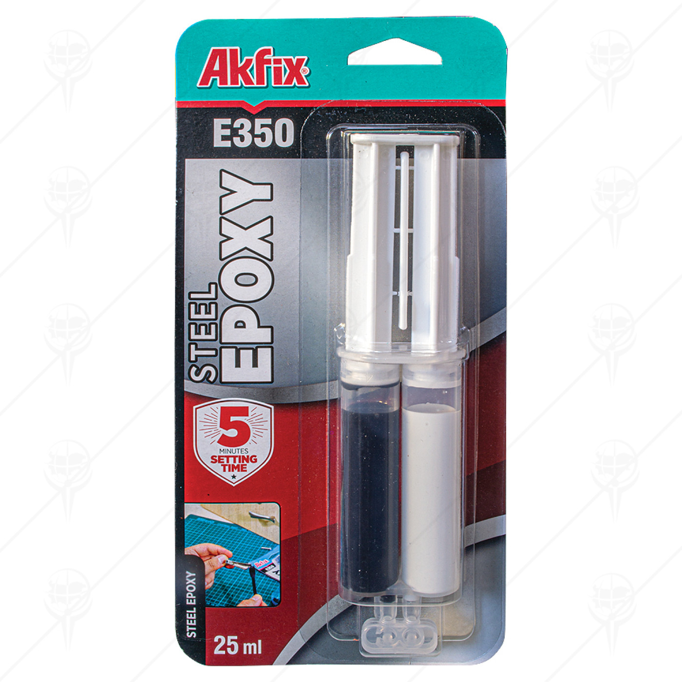 STEEL EPOXY E350 25ml AKFIX - Valerii.com