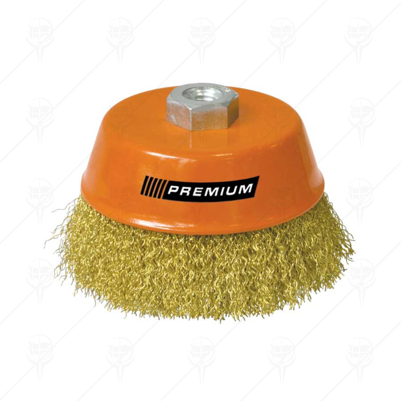 WIRE BRUSH BENCH GRINDER BELL BRASS PREMIUM