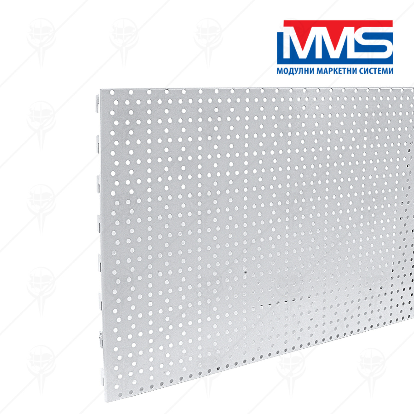 BACK PANEL PERFORATED ONE SIDE PAINTED 400 x 1250 mm/1mm