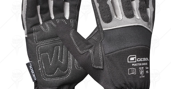 РЪКАВИЦИ СИНТЕТИЧНА КОЖА MASTER SHOCK GEBOL - valerii.com