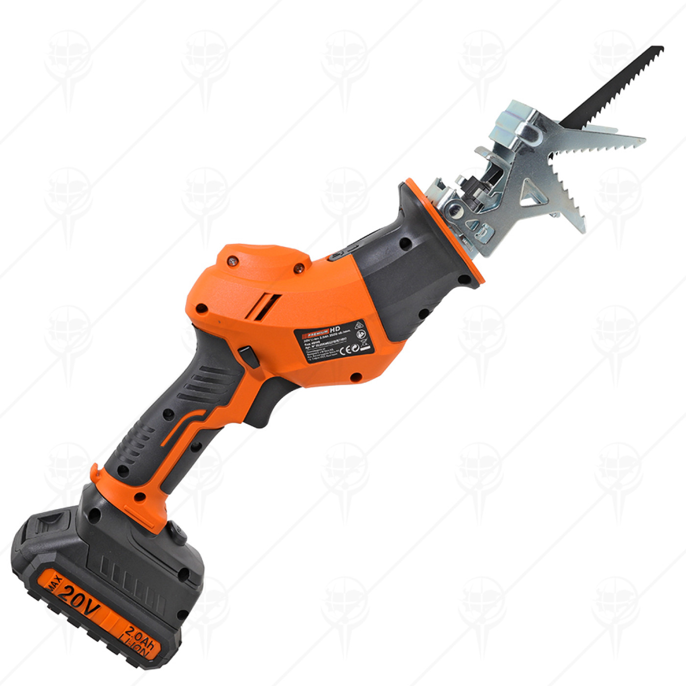 CORDLESS RECIPROCATING SAW+BATTERY 20V 2Ah LI-ION PREMIUM HD20
